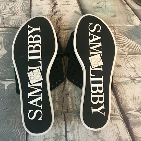Sam & Libby | Shoes | Sam Libby Black Sandals | Poshmark